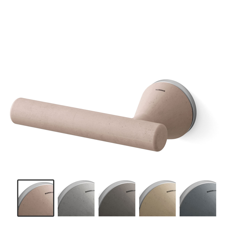 8021L Juno deurkruk op rozet linkswijzend, satinchrome-blos - deurbeslag.nl